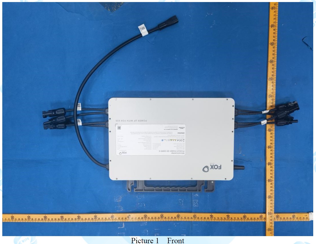 FoxESS Q1-2400-E - ระบบขึ้นทะเบียนผลิตภัณฑ์อุปกรณ์ไฟฟ้าในระบบไฟฟ้า ...